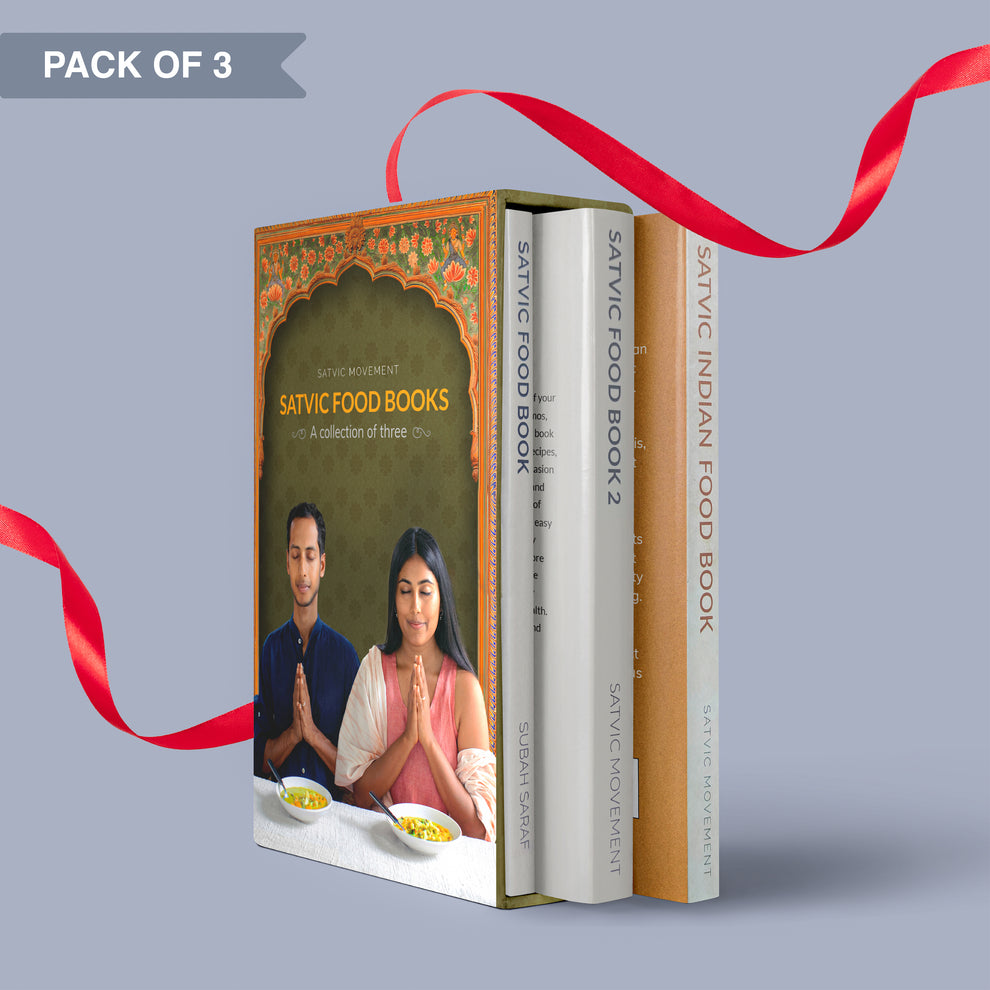 Combo Pack of 3 Satvic Food Books – Satvic Movement