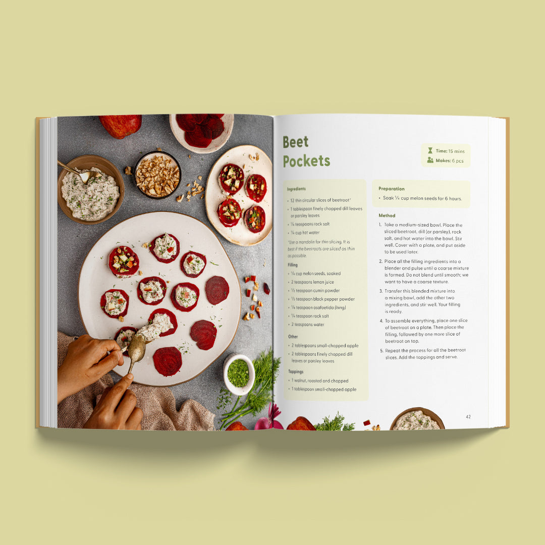 Quick & Easy Food Book | English | Hardcover – Satvic Movement