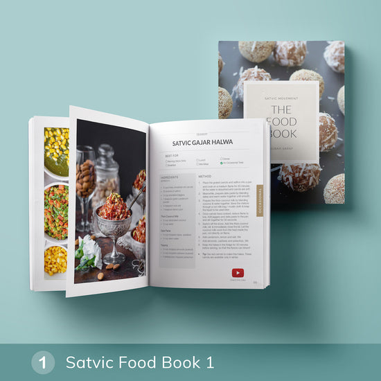Combo Pack of 3 Satvic Food Books – Satvic Movement