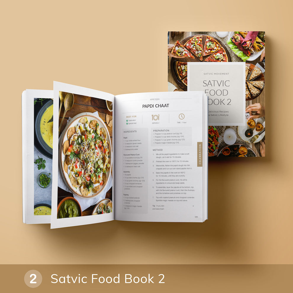 Combo Pack of 3 Satvic Food Books – Satvic Movement
