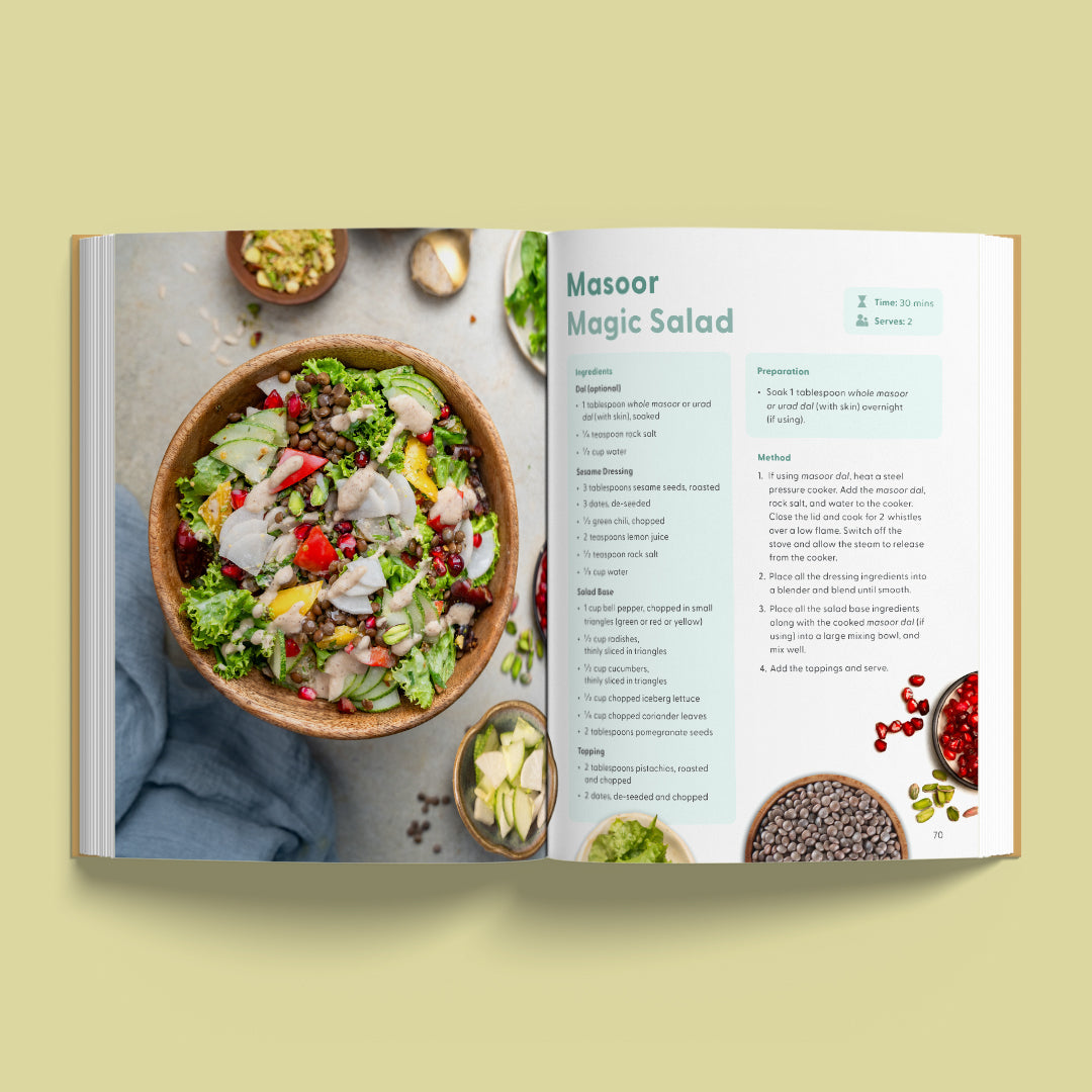 Quick & Easy Food Book | English | Hardcover – Satvic Movement