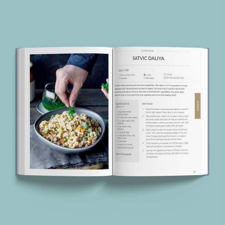 Satvic Food Book 1 | 55 Healing Recipes – Satvic Movement